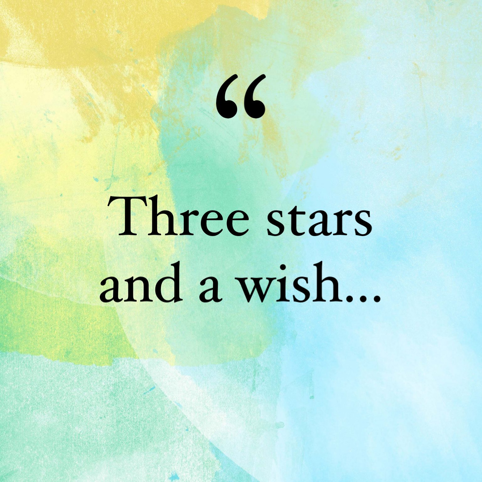 Three Stars and a Wish – Infinite Balance